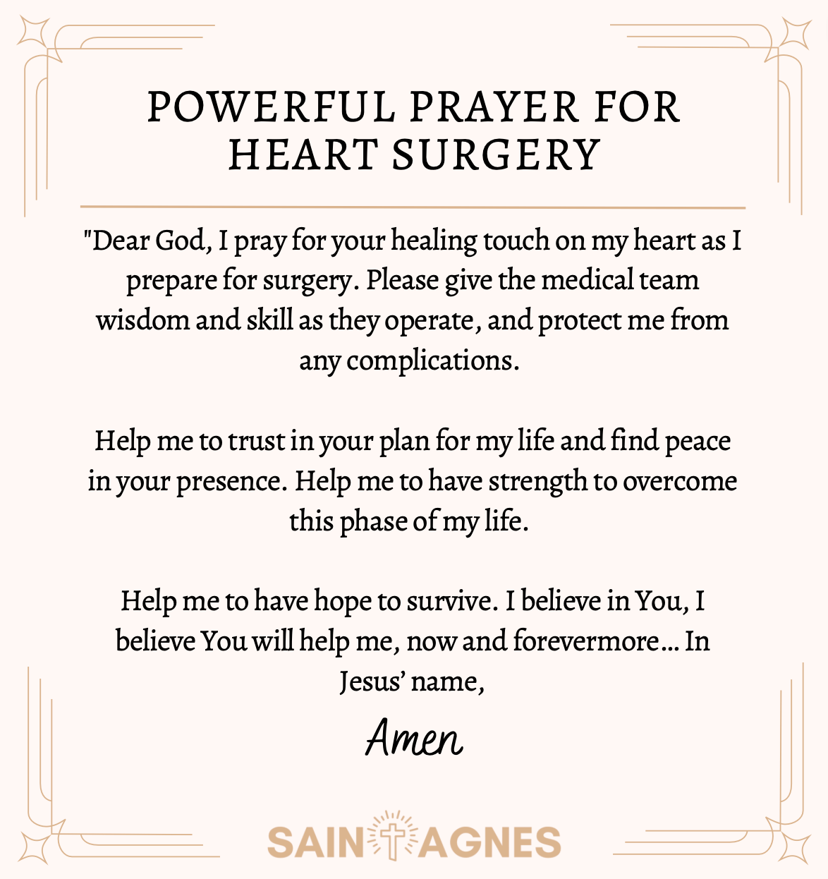 7 Prayers For Heart Surgery Catholic Prayers With Images 7 Prayers For Heart Surgery Catholic Prayers With Images