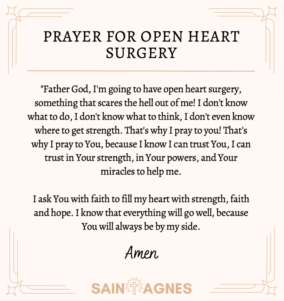 7 Prayers for Heart Surgery: Catholic Prayers With Images