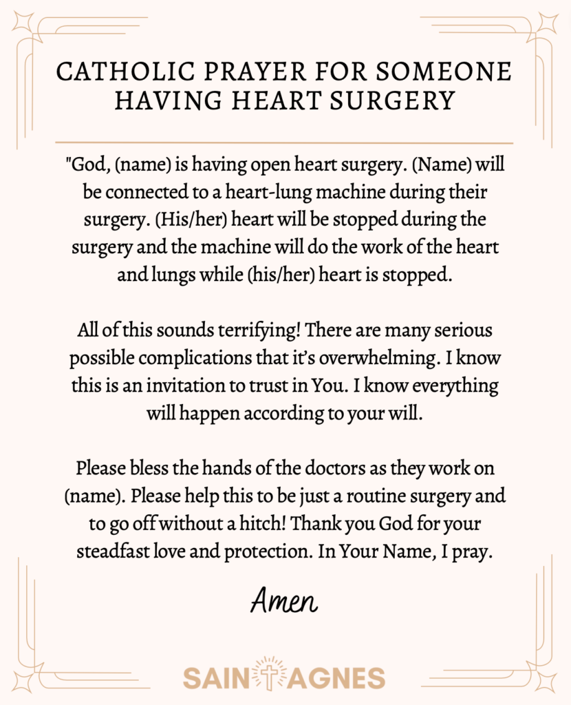 7 Prayers for Heart Surgery: Catholic Prayers With Images