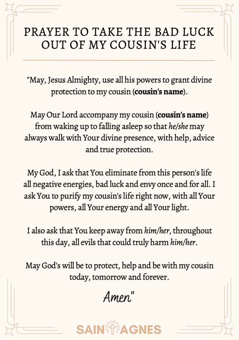7 Prayers for My Cousin: Healing, Help and Protection