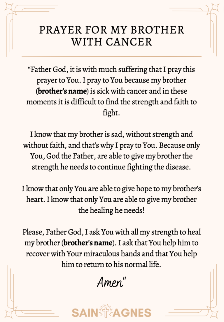 8 Healing Prayers for My Brother: Healing & Recovery in Hospital