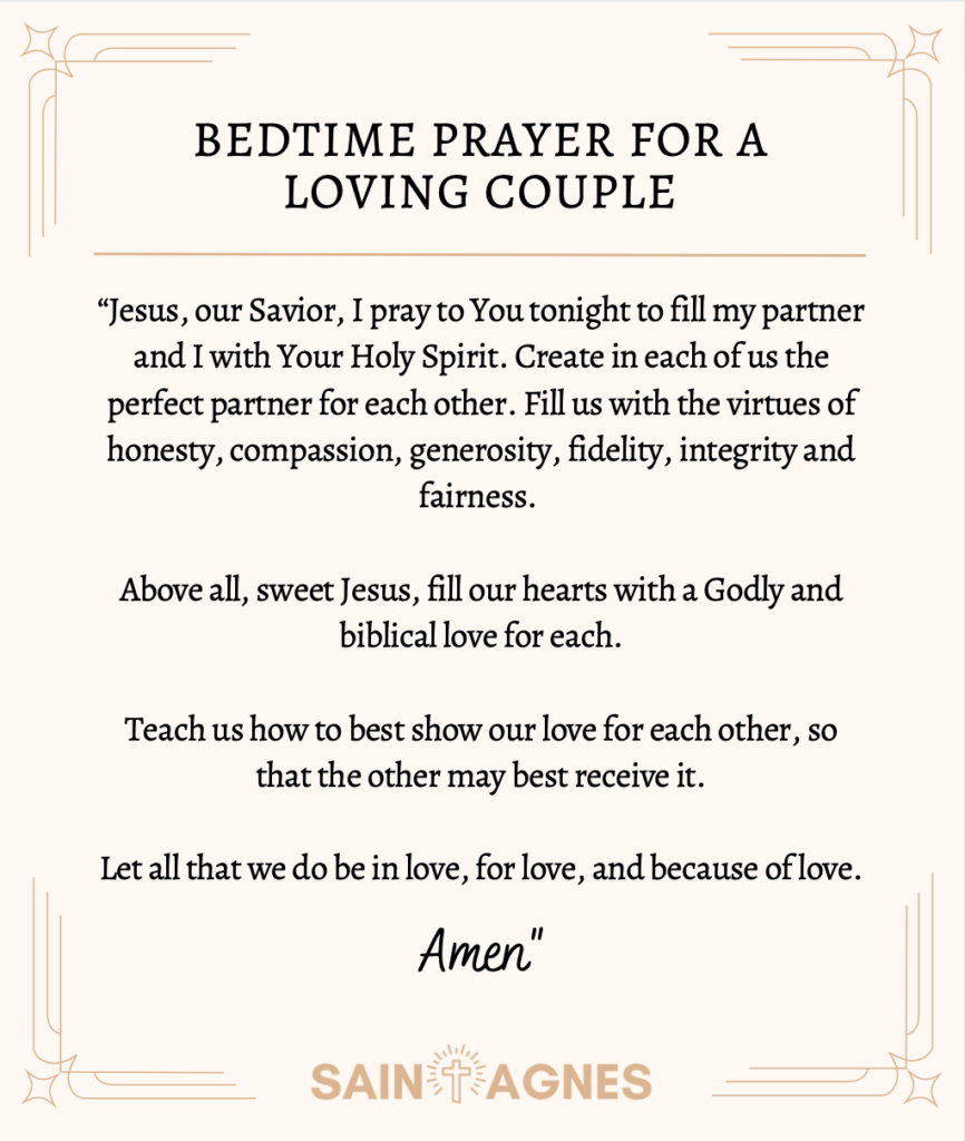 9 Short Bedtime Prayers for Couples: Husband and Wife