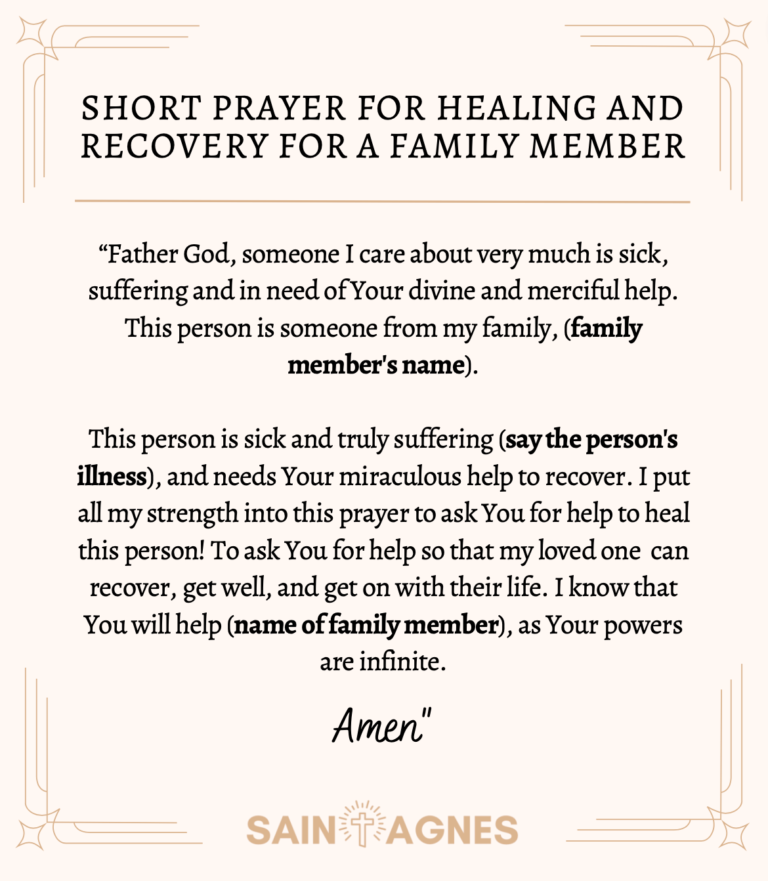 17 Short Prayers for Healing and Recovery for Someone