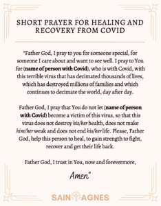 17 Short Prayers for Healing and Recovery for Someone