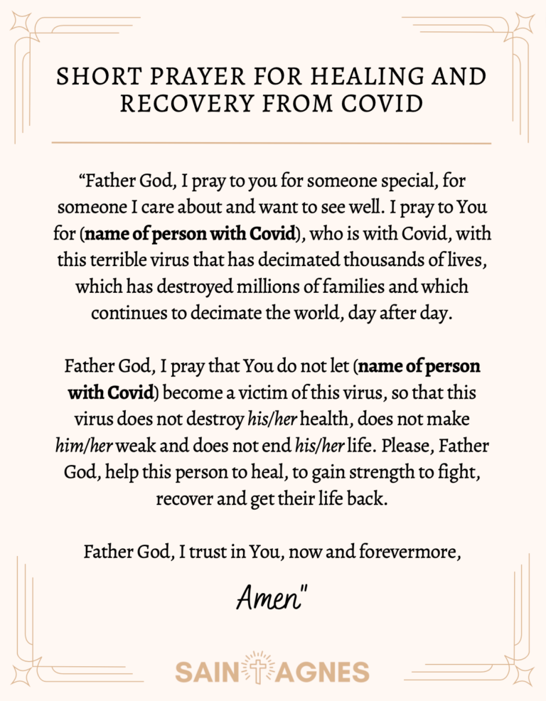 17 Short Prayers for Healing and Recovery for Someone
