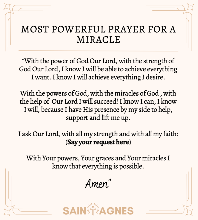 8 Most Powerful Prayers for a Miracle and Request