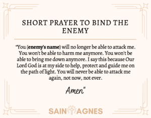 8 Prayers to Bind and Rebuke The Enemy: Against Attack