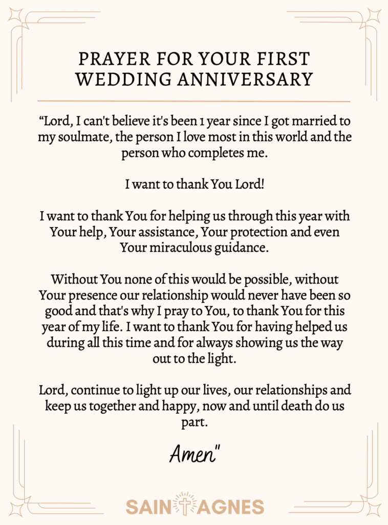7 Prayers for Wedding Anniversary: First, 5th, 25th, and 50th