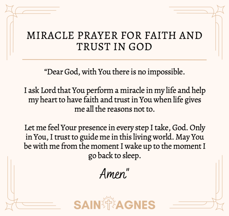 8 Prayers For Faith And Trust In God: The 3rd is Miraculous!