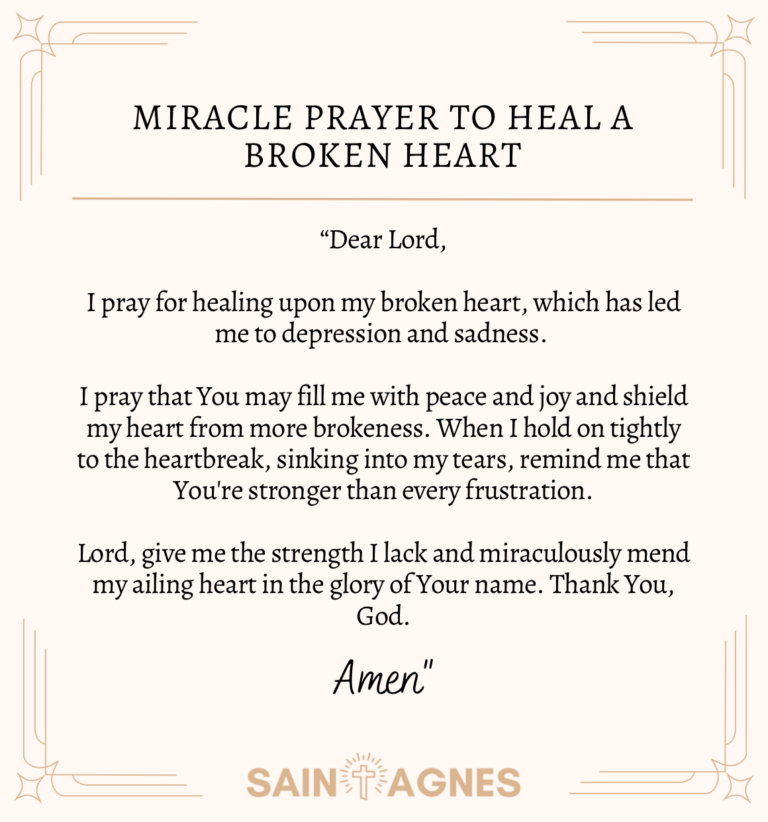 9 Prayers for Broken Heart Relationship (Hurting Heart)
