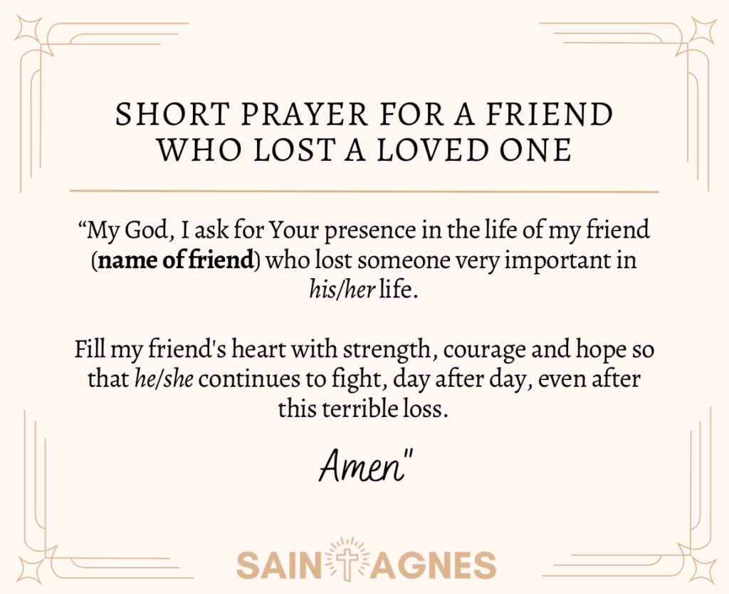 8 Prayer For a Friend Who Lost a Loved One (With Images)