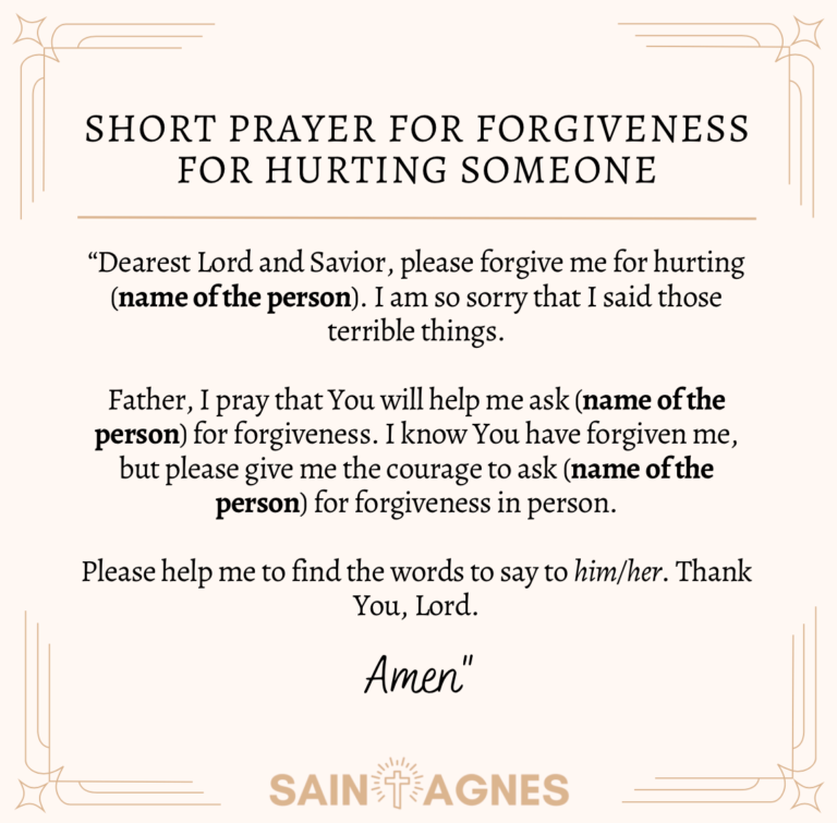 7 Prayers for Forgiveness for Hurting Someone (With Images)