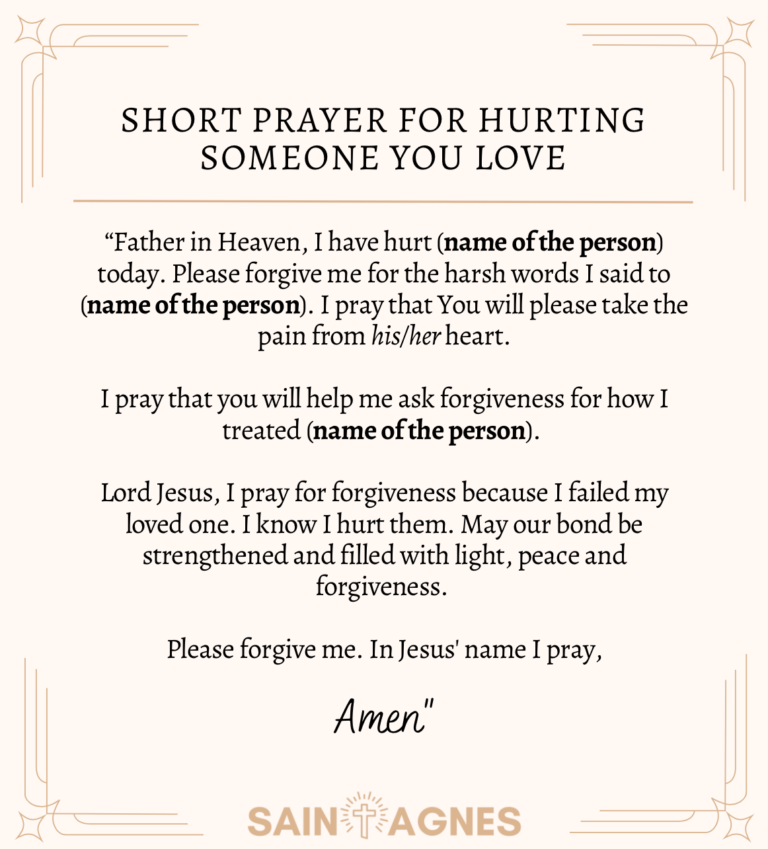 7 Prayers for Forgiveness for Hurting Someone (With Images)