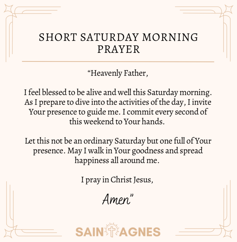 9 Saturday Morning Prayers and Blessings (With Images)
