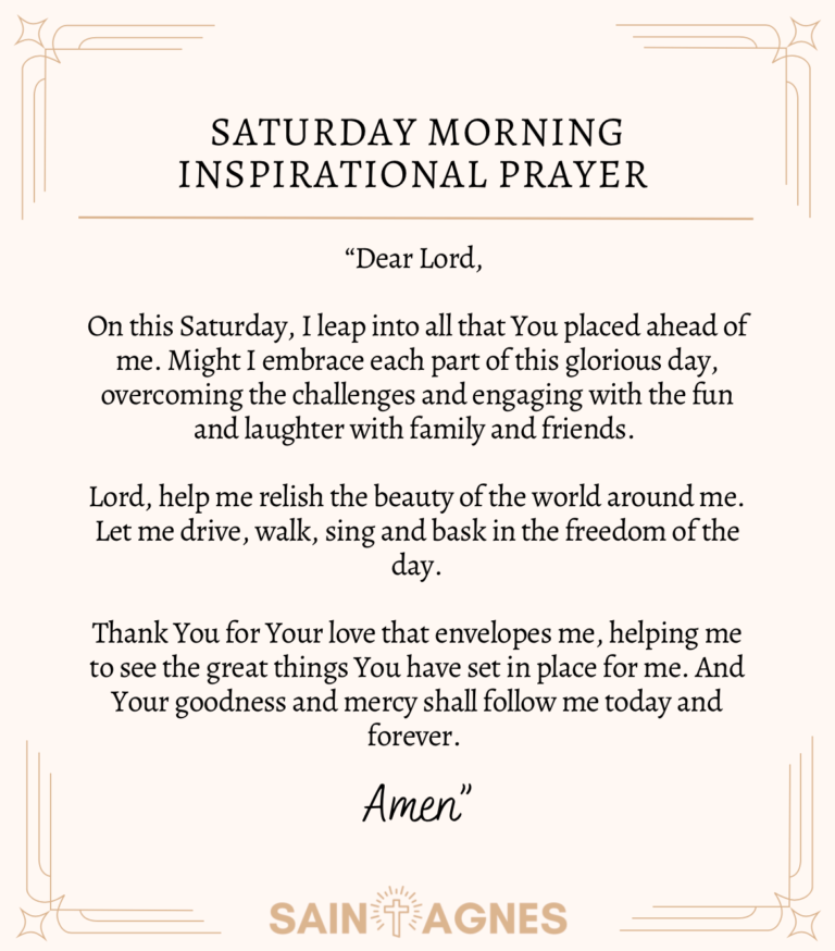 9 Saturday Morning Prayers and Blessings (With Images)