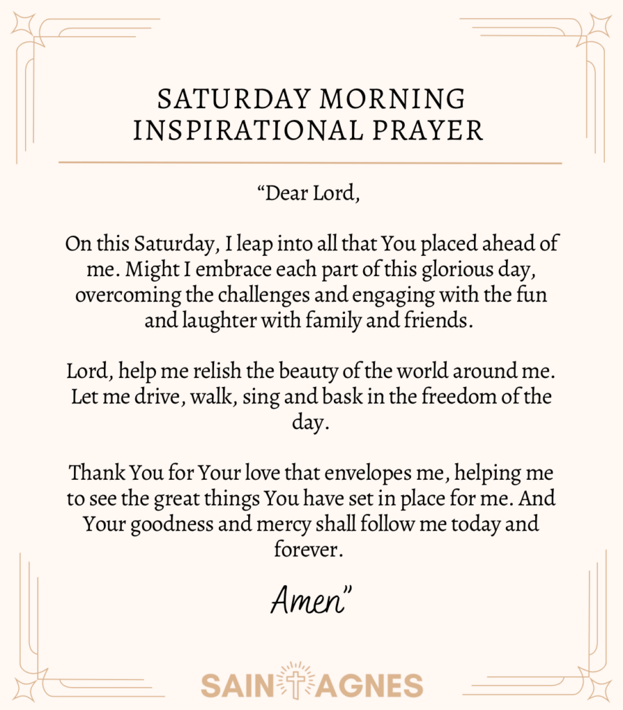 9 Saturday Morning Prayers and Blessings (With Images)