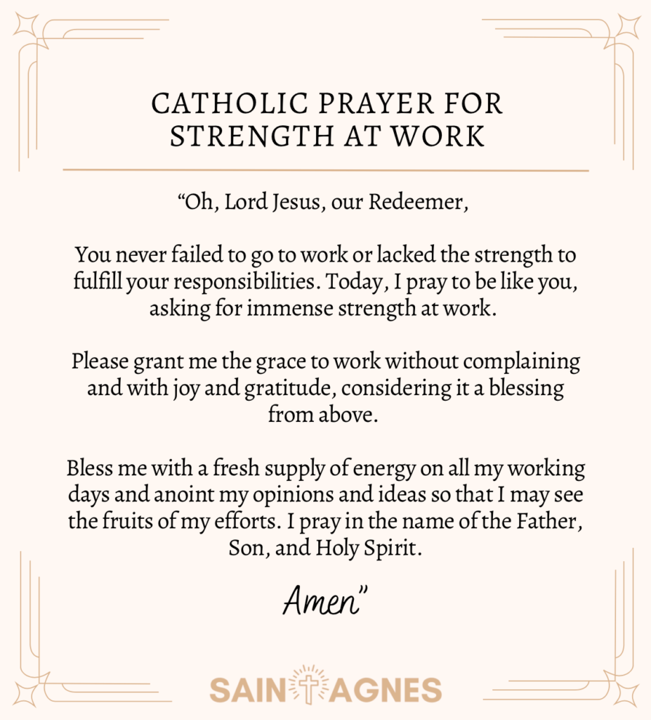 7 Prayers for Peace and Strength at Work (Printable Images)