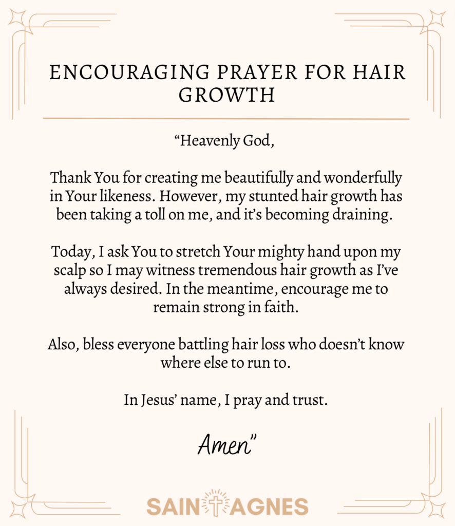 5 Unfailing Prayers for Hair Growth (With Images)