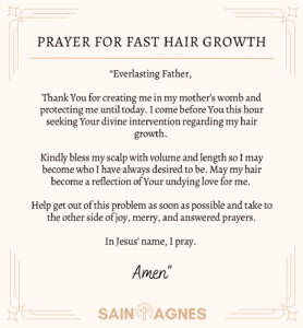 5 Unfailing Prayers for Hair Growth (With Images)