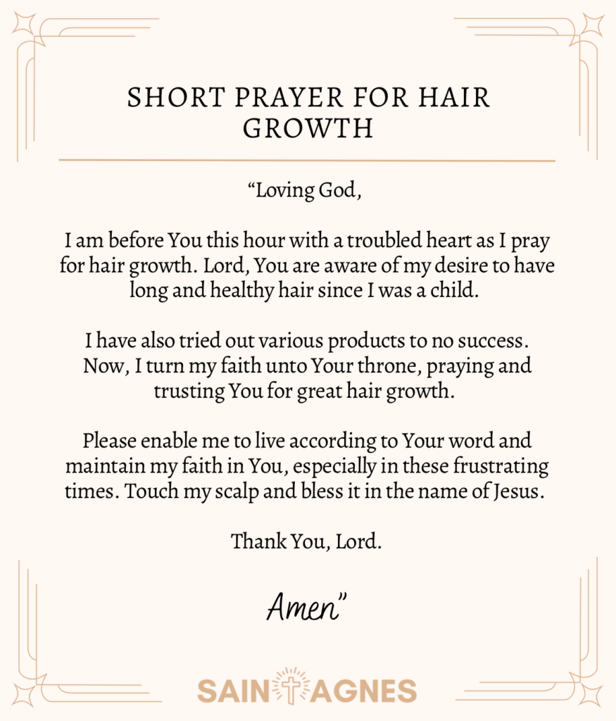5 Unfailing Prayers for Hair Growth (With Images)