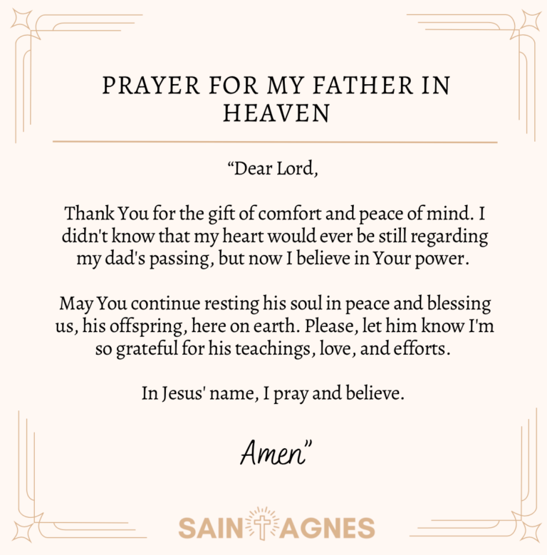 8 Short Prayers for the Loss of a Father (With Images)