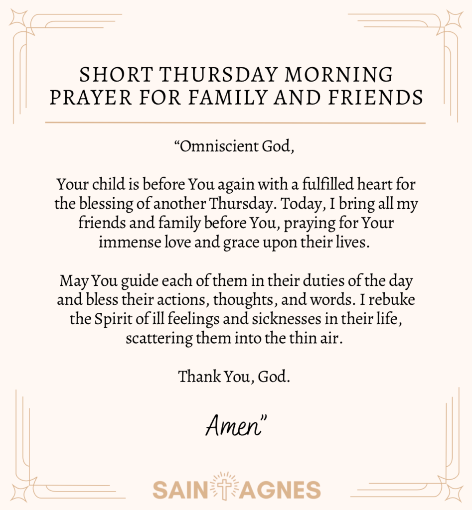 8 Thursday Morning Prayers and Blessings (With Images)