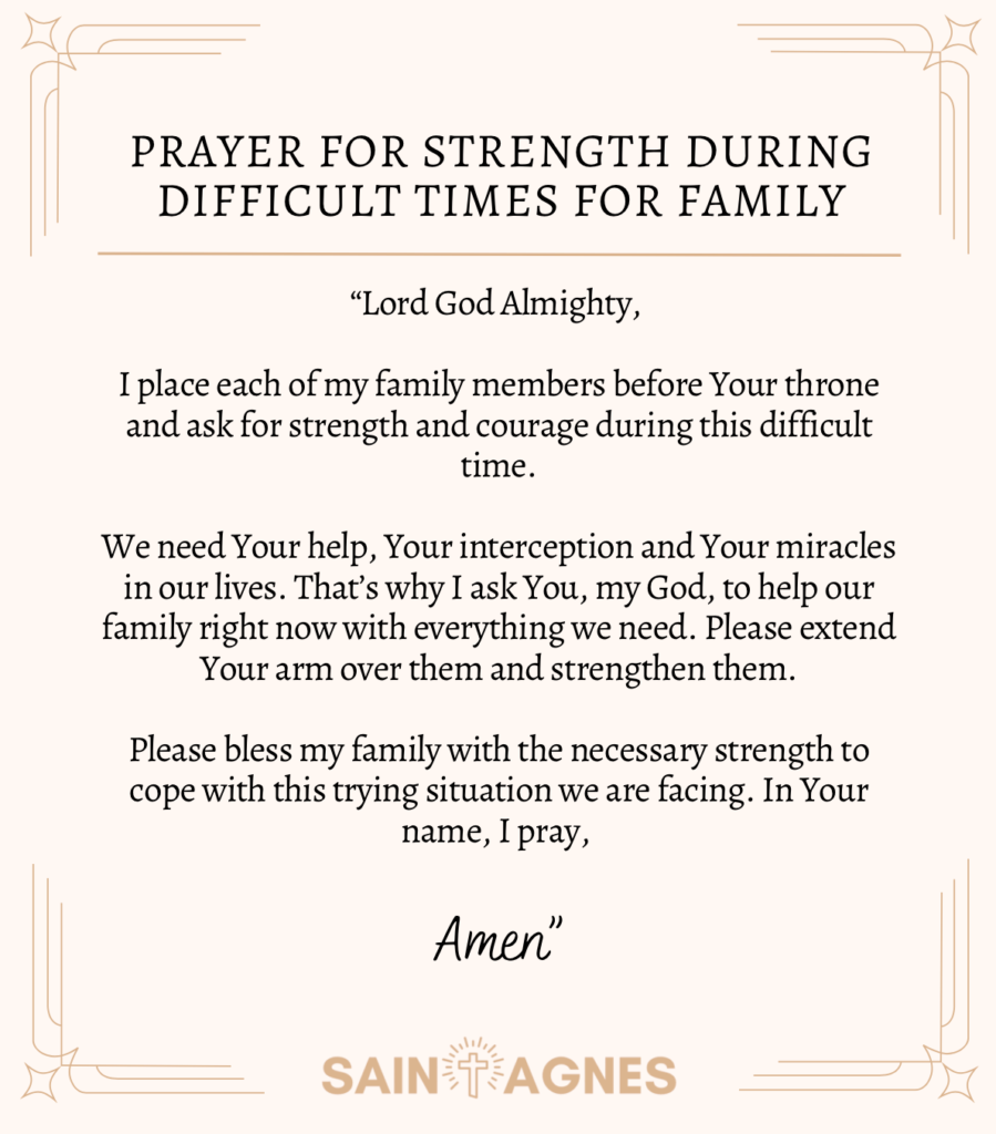 7 Family Prayers for Strength During Difficult Times