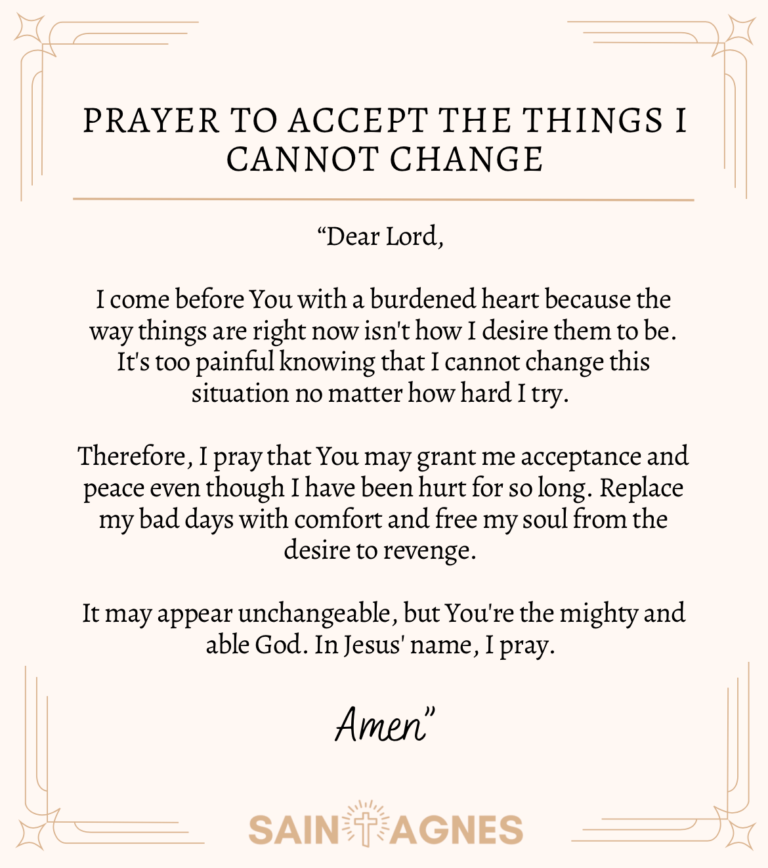 4 Prayers to Accept the Things I Cannot Change (With Images)