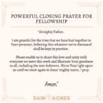 8 Closing Prayers for a Church Meeting or Fellowship