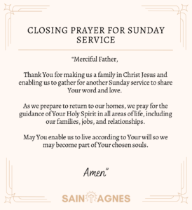 8 Closing Prayers for a Church Meeting or Fellowship