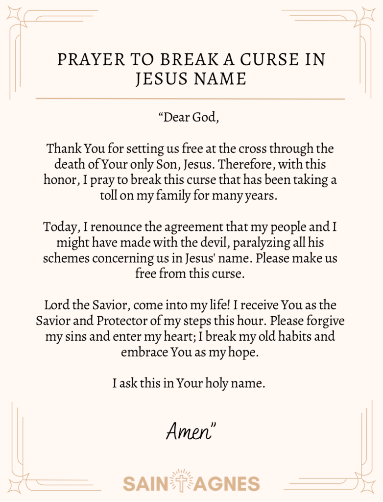 7 Prayers That Break Curses and Generational Curses NOW