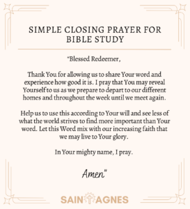 7 Sample Closing Prayers for Bible Study (With Images)
