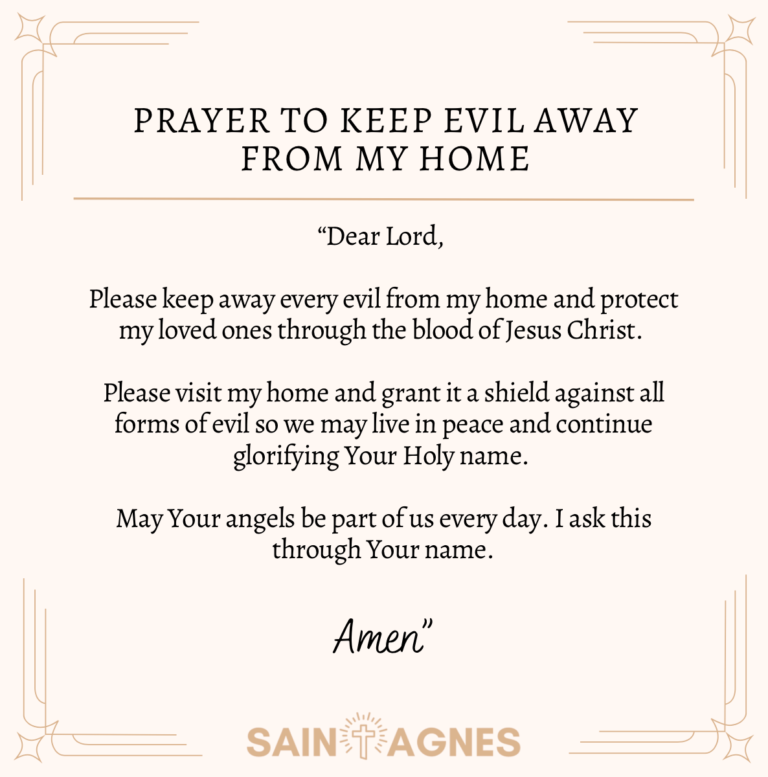 7 Prayers to Protect Home from Evil Spirits: Printable Images