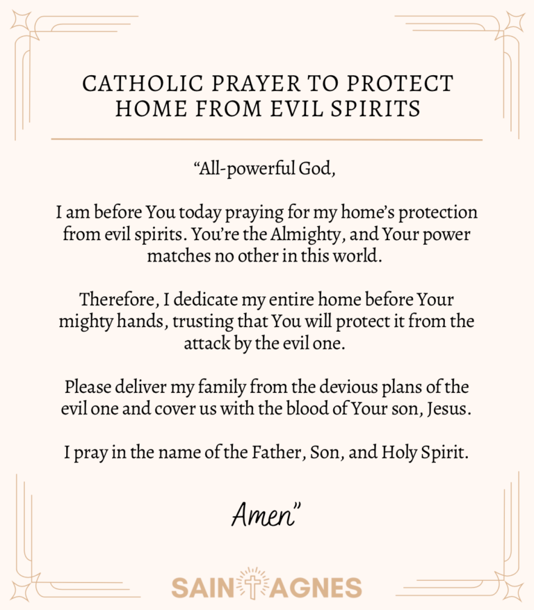 7 Prayers to Protect Home from Evil Spirits: Printable Images