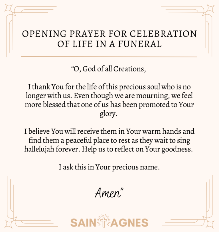 7 Opening Prayers for a Funeral: Beautiful Sermons