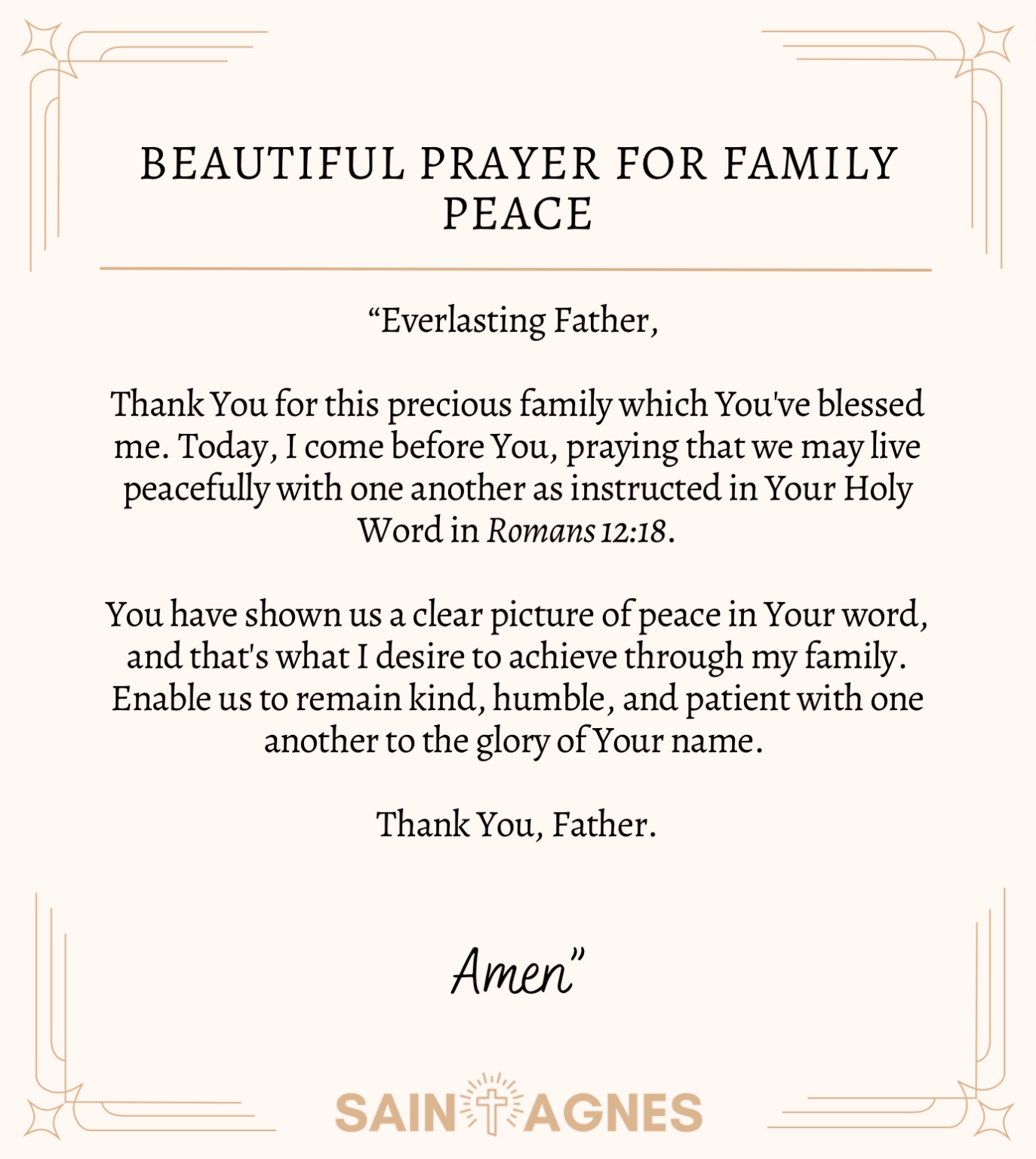 7 Prayers for Family Unity: Come Together and Peace