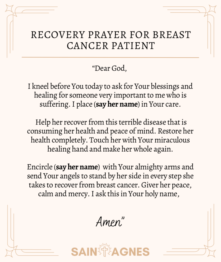 7 Healing Prayers for Breast Cancer: Friend & Family