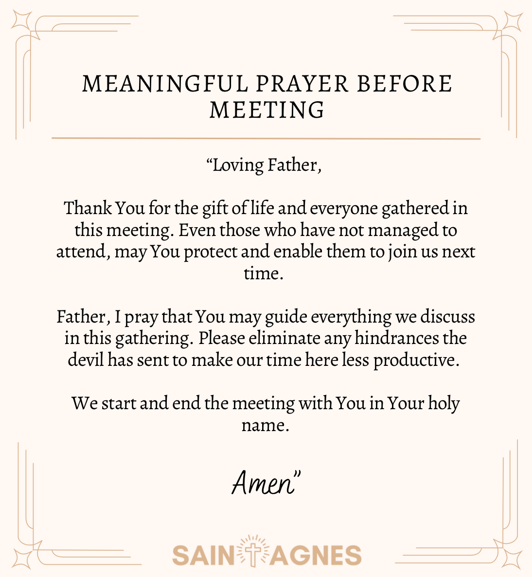 7 Short Opening Prayers For A Virtual Meeting With Images 
