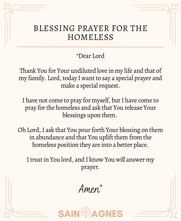 7 Prayers For The Homeless, Hungry And Poor - Saint Agnes Church ...