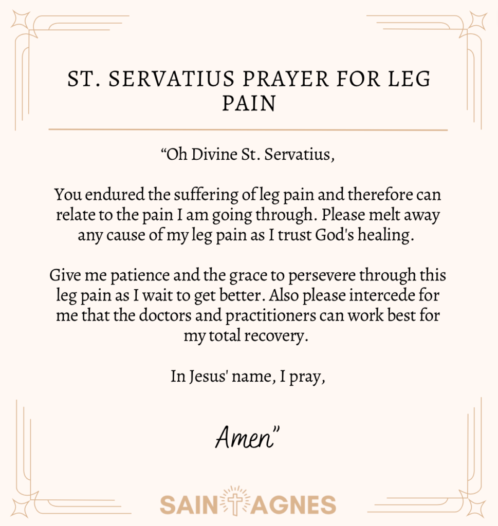 5 Prayers to St. Servatius: Healing and Comfort