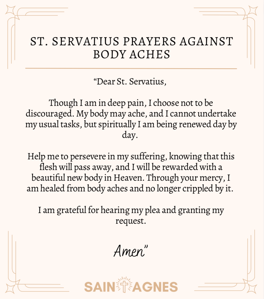 5 Prayers to St. Servatius: Healing and Comfort