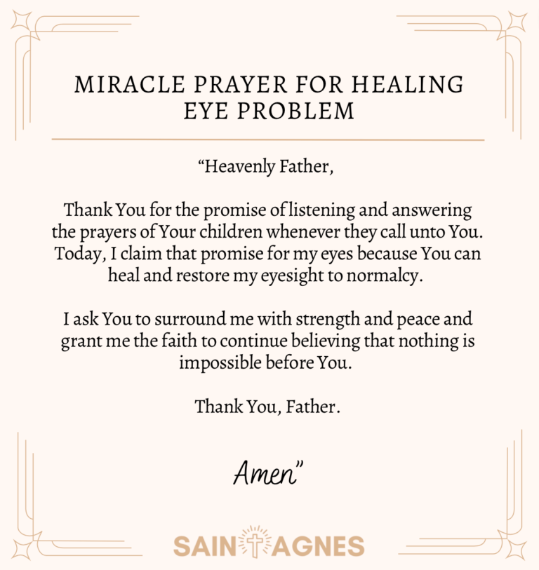 7 Prayers for Healing of the Eyes (Healing Eyesight)