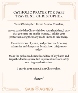 5 Prayers to St. Christopher For Safe Travel (Printable Images)