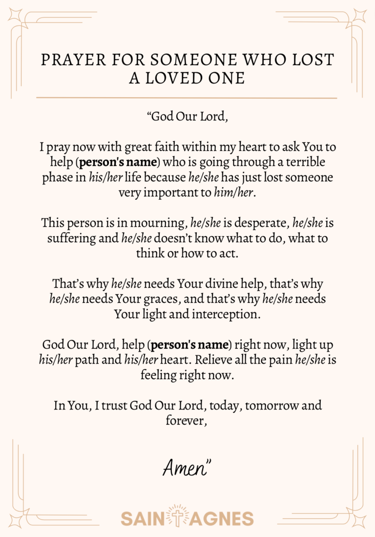 5 Prayers for Loss of a Loved One: To Find Peace!