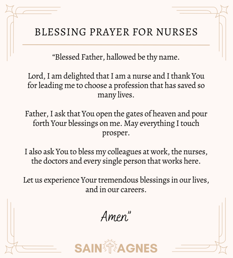 5 Prayer For Nurses: Before Work And Protection