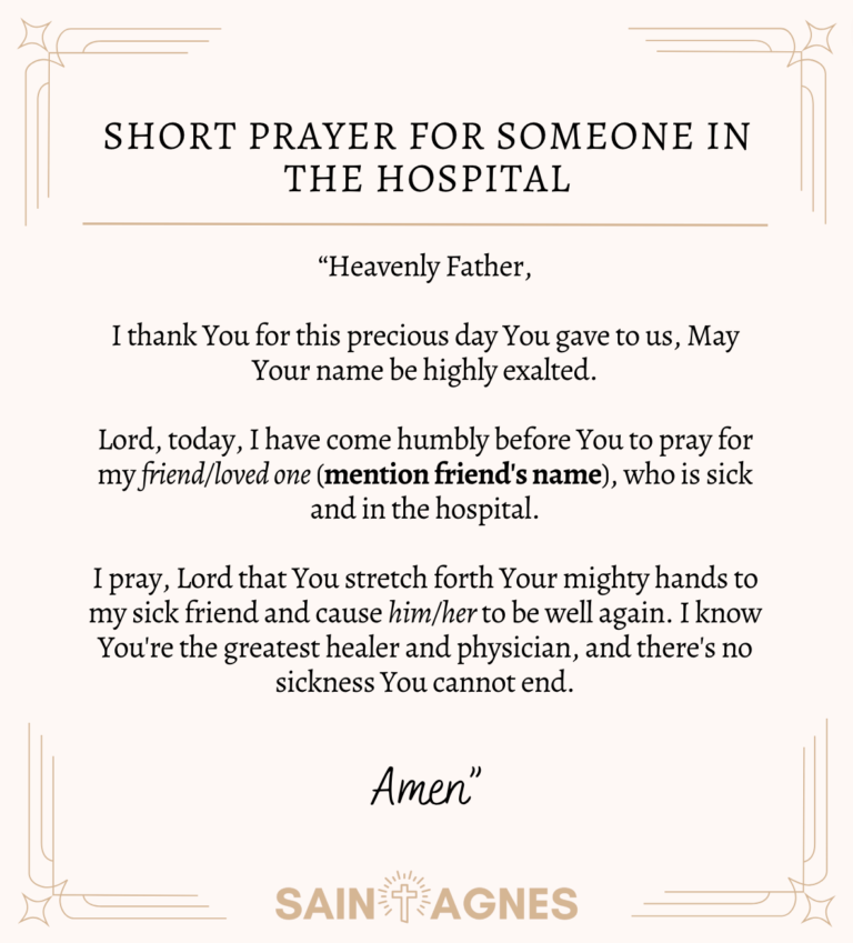 7 Prayers For Someone In The Hospital (to Recover)
