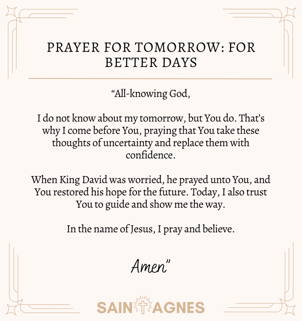 7 Prayers for a Better Tomorrow: Hope and Better Days