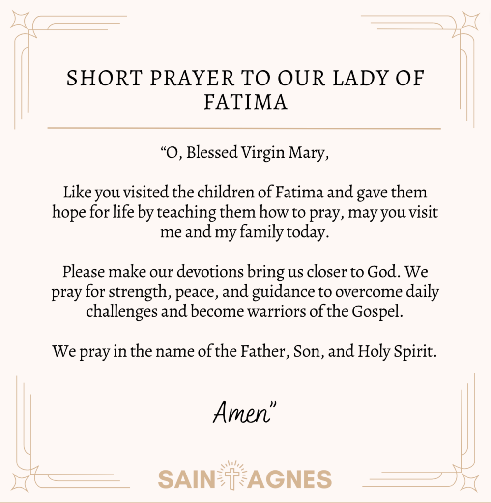 5 Prayers to Our Lady of Fatima: Beautiful Miracle Prayers