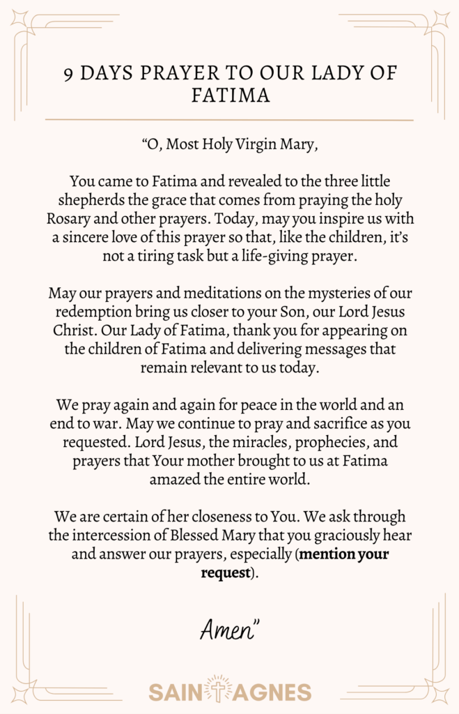 5 Prayers to Our Lady of Fatima: Beautiful Miracle Prayers