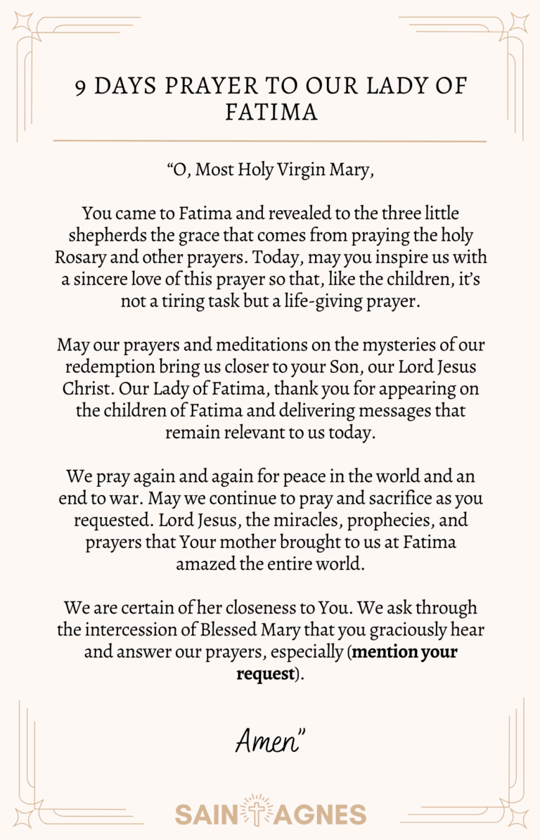 5 Prayers to Our Lady of Fatima: Beautiful Miracle Prayers